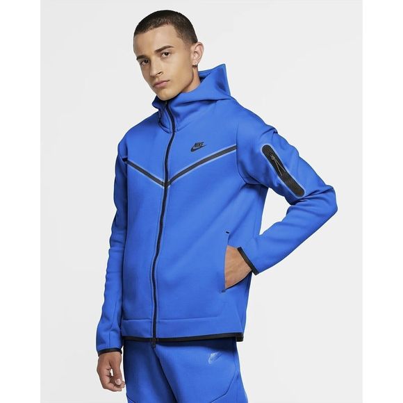 Nike | Sweaters | Nike Sportswear Cu448948 Mens Royal Blue Tech Fleece ...